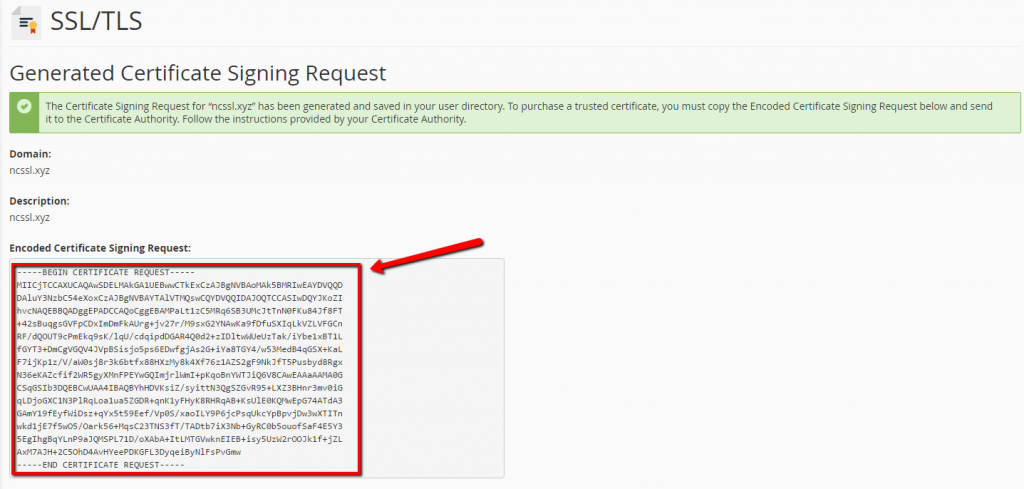 Generating A Csr Using Cpanel Basic Theme Knowledge Center