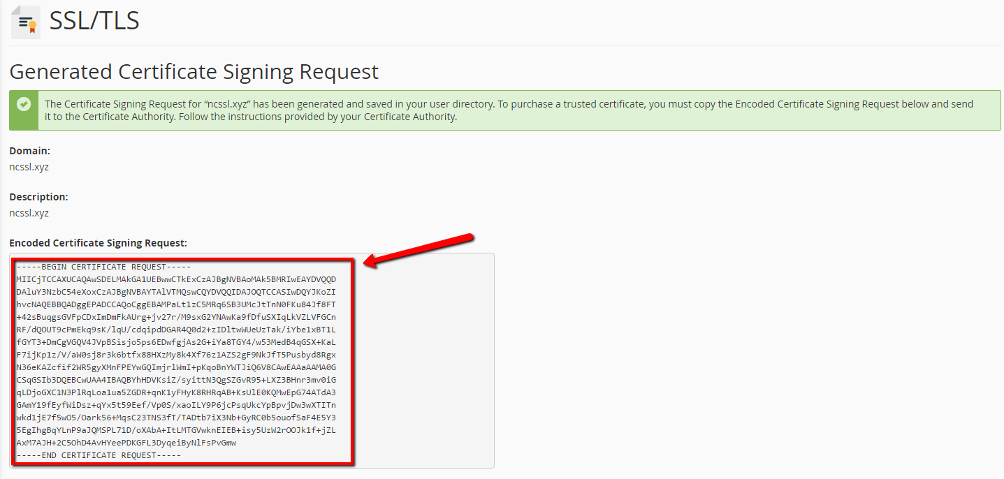 Generating A Csr Using Cpanel Basic Theme Knowledge Center