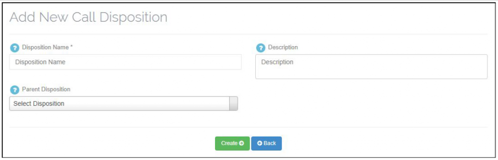 AstriCC Campaign Config (Tenant View) – Call Disposition – Knowledge Center