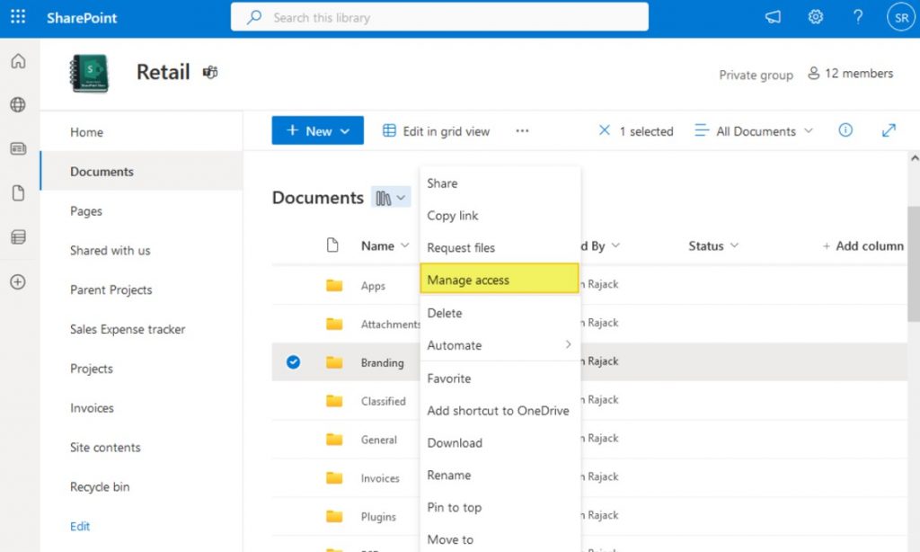 Create a shared folder with permission – Knowledge Center
